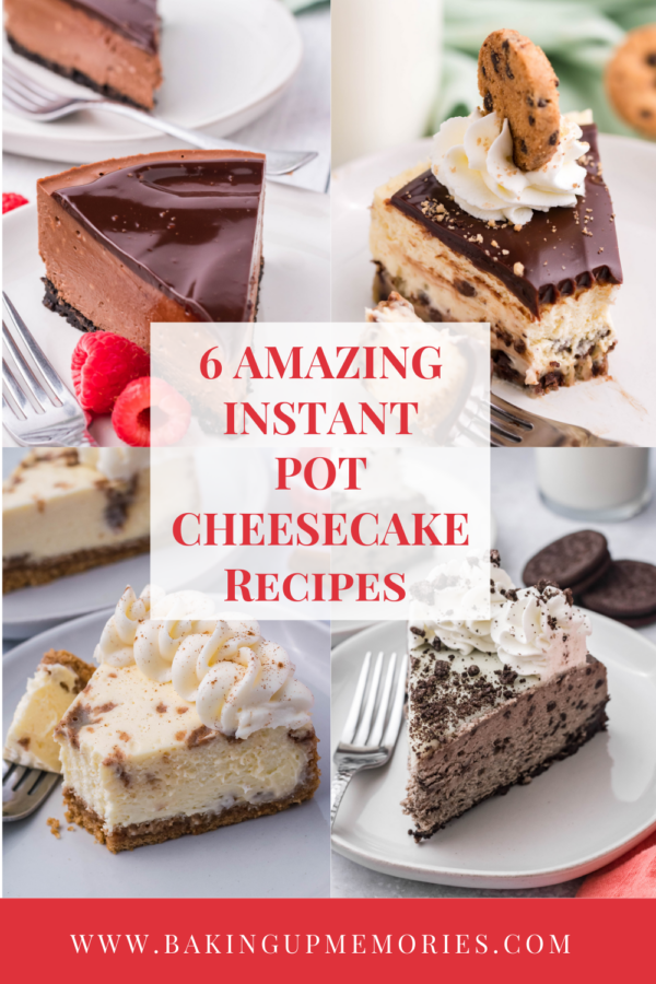 Brownie Bottom Kahlua Cheesecake (Instant Pot) - Baking Up Memories