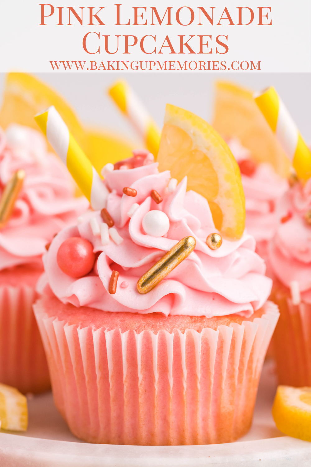 Pink Lemonade Cupcakes - Made With Cake Mix