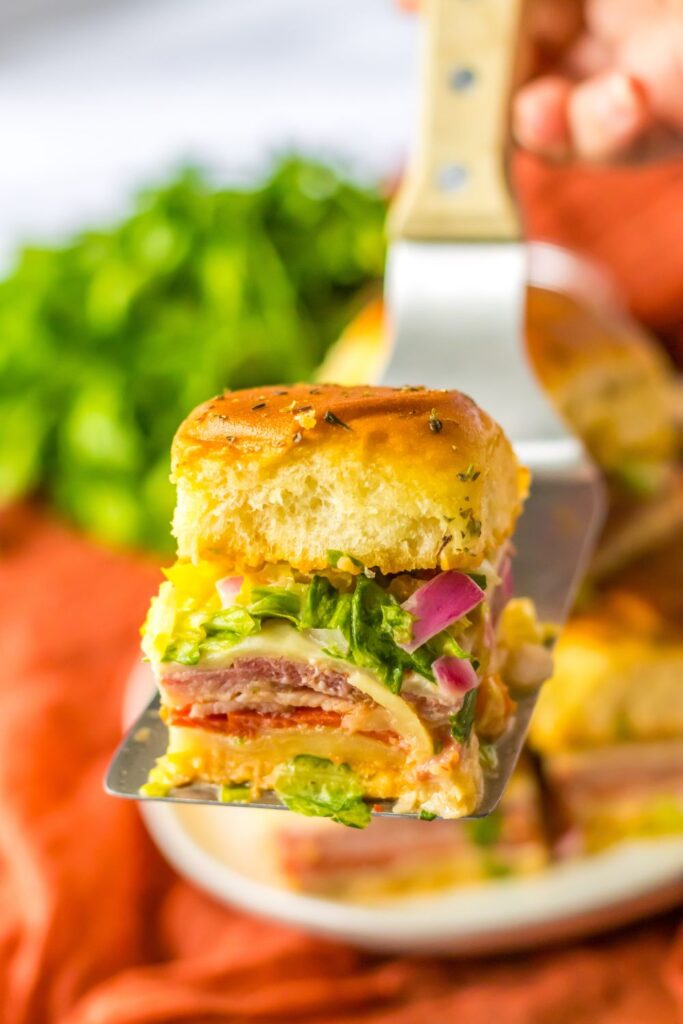 Italian Sub Sliders - Baking Up Memories